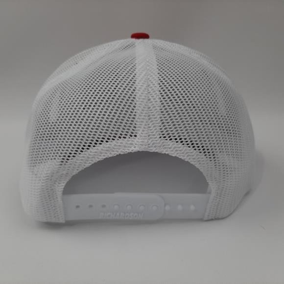 Accessories | Richardson 112 Red Man Embroidered Patch Mesh Snapback ...